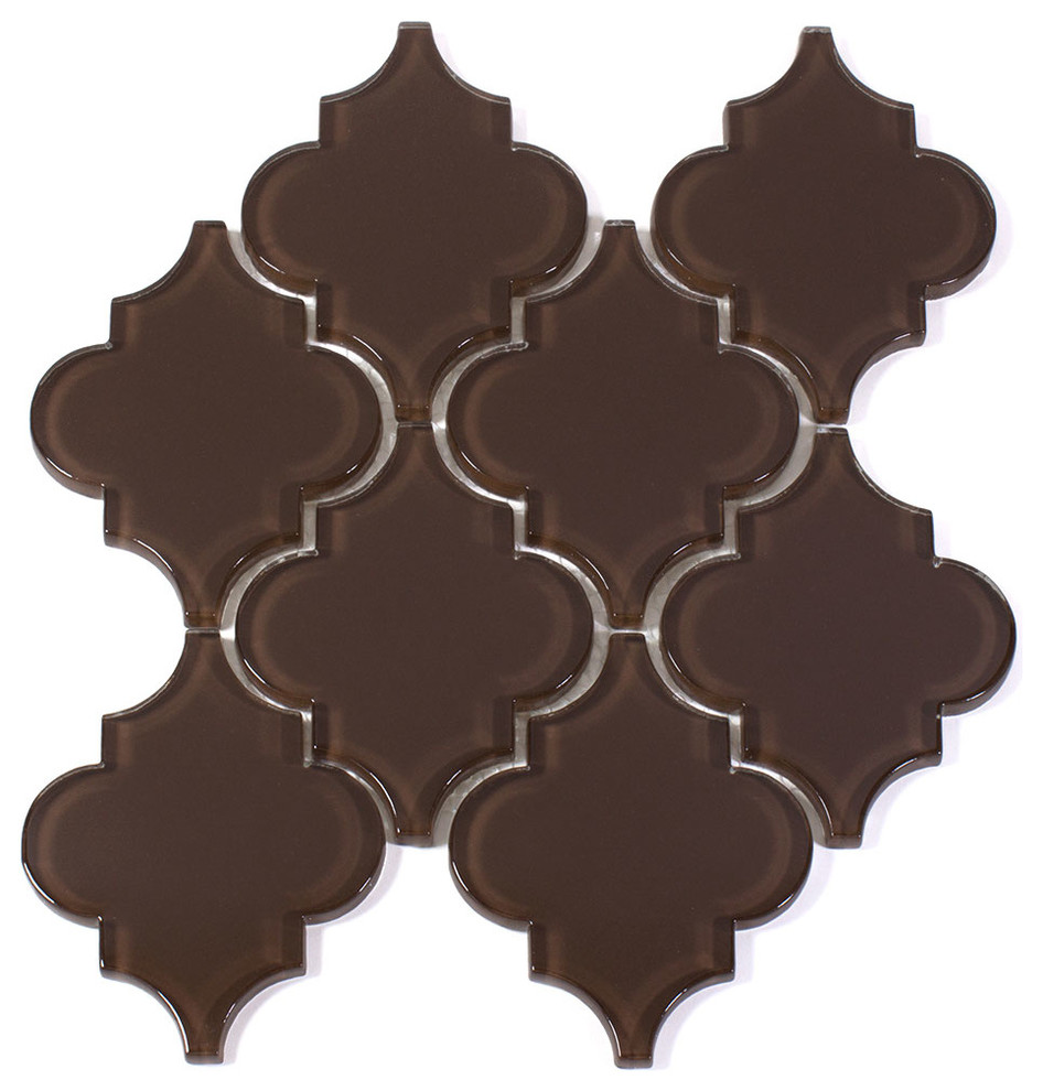 Arabesque Collection, Classic Brown, Sample Tile - Mediterranean - Wall ...
