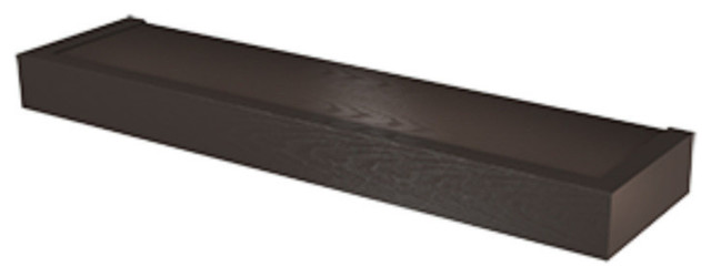 Hillman® 515609 High & Mighty™ Modern Floating Shelf, Espresso, 24", 24 ...