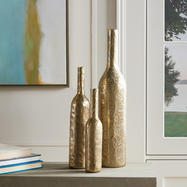 Josefina Small Gold Vase - Contemporary - Vases - by Napa Home & Garden ...