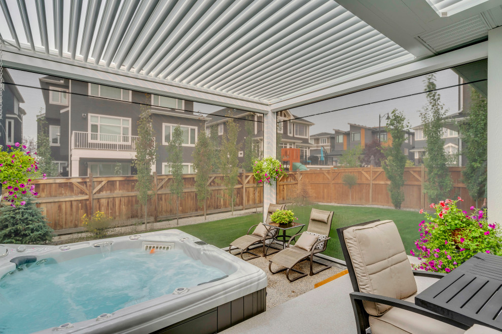 SW Calgary StruXure Pergola with Phantom Screens - Traditional - Patio ...