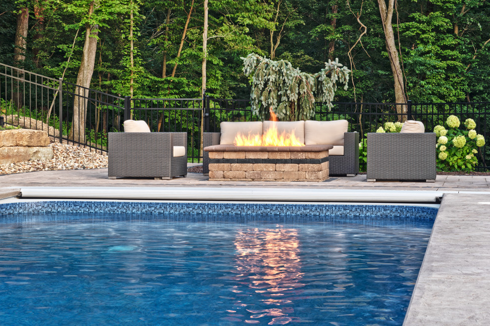 Luxury Backyard Built into a Hillside - Pool - Other - by Luxury Pool ...