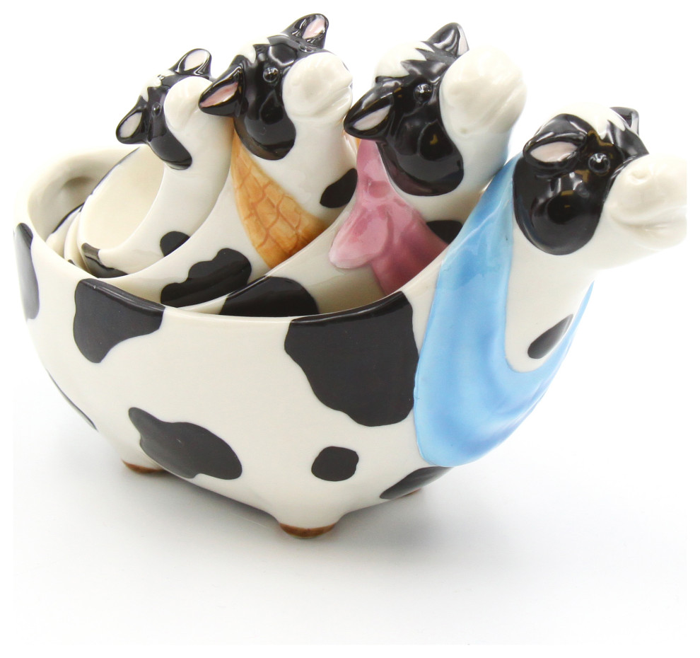 Cow Measuring Cups, Set of 4 - Farmhouse - Measuring Cups - by Cosmos ...