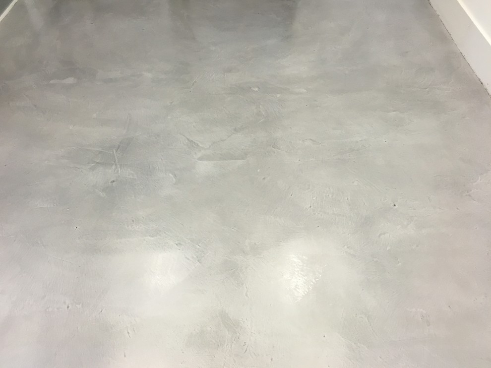 Polished Concrete Microcement Office Lift Lobby Camden Town London ...