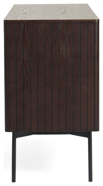 Modrest Longford Smoked Ash Buffet - Midcentury - Buffets And ...