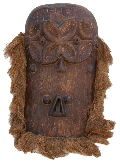 Large Original Senufo Ceremonial Mask - Tropical - Wall Accents - by De ...