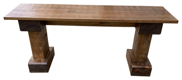 Special Walnut Wyoming Bench, 24 Inches - Rustic - Outdoor Benches - by ...