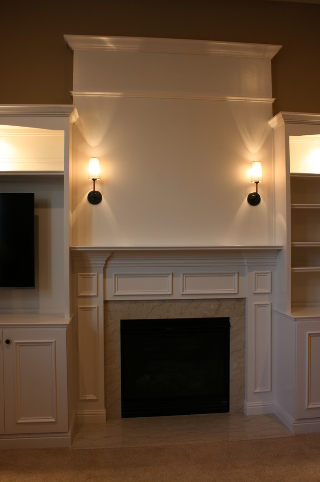 Custom Fireplace Surround - Transitional - Family Room - Nashville - by ...