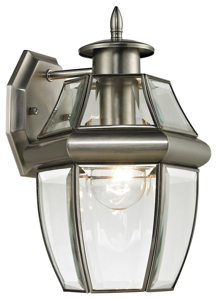 Thomas Lighting Ashford 1-Light Coach Lantern 8601EW/80, Antique Nickel ...