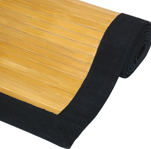 Bamboo Rug, Natural, 4'x6' - Asian - Novelty Rugs - by Oriental ...