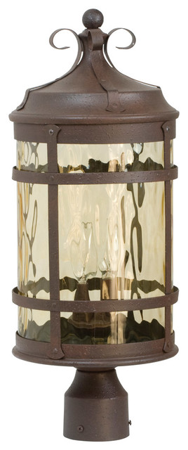 Z5015-RI Craftmade Espana 2 Light 8 1/4" Incandescent Post Light ...