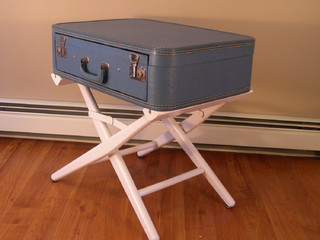Suitcase Table With Drawer by Destinations Vintage - Eclectic - Side ...