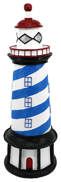 Maritime Point Lighthouse Statue - Beach Style - Garden Statues And ...