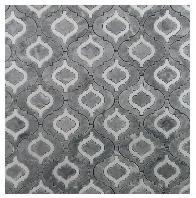 Water Jet Cut Custom Mosaic Tiles - Mediterranean - Mosaic Tile - by GL ...