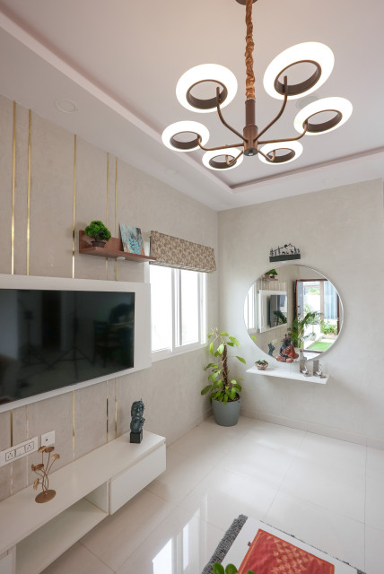 Mr. Kishor | 2 bhk | Tv Unit Design | Mythri Sapphire | Bonito Designs ...