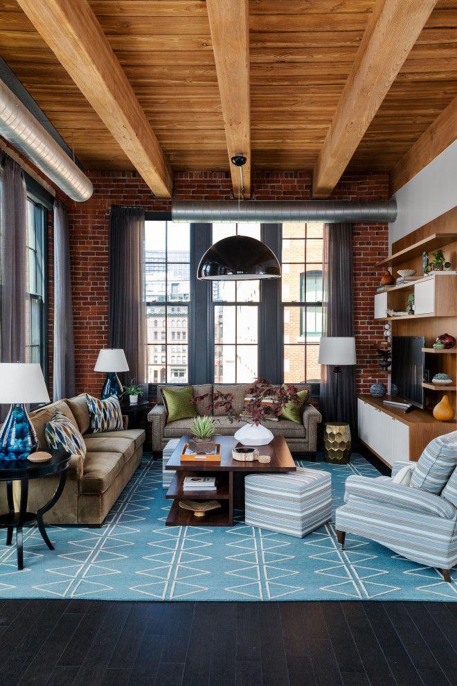 Luxury Loft - Industrial - Games Room - Boston - by DANE AUSTIN ...
