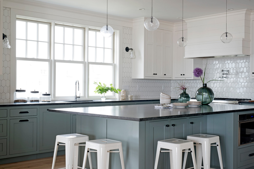Wells Beach - Beach Style - Kitchen - Portland Maine - by Tyler Karu ...