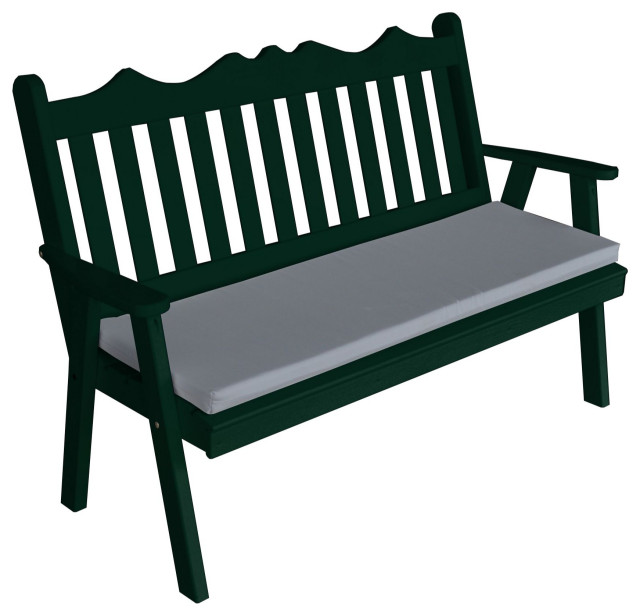 Pine Royal English Garden Bench, 5 Foot - Transitional - Outdoor ...
