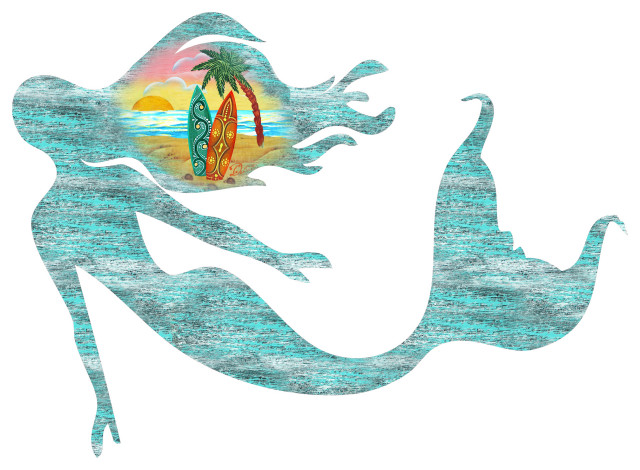 Oversized SeaWorld Mermaid - Beach Style - Christmas Ornaments - by G ...