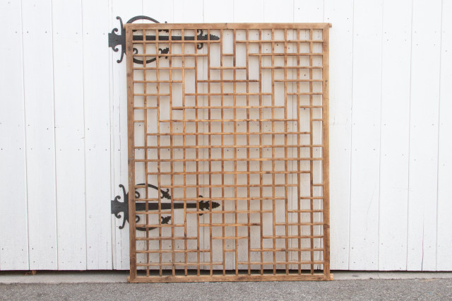 Original Chinese Lattice Window Panel - Eclectic - Wall Panels - by De ...