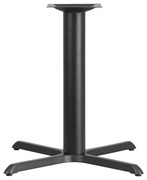 Table X-Base With 3'' Diameter Table Height Column, 33''x33 ...