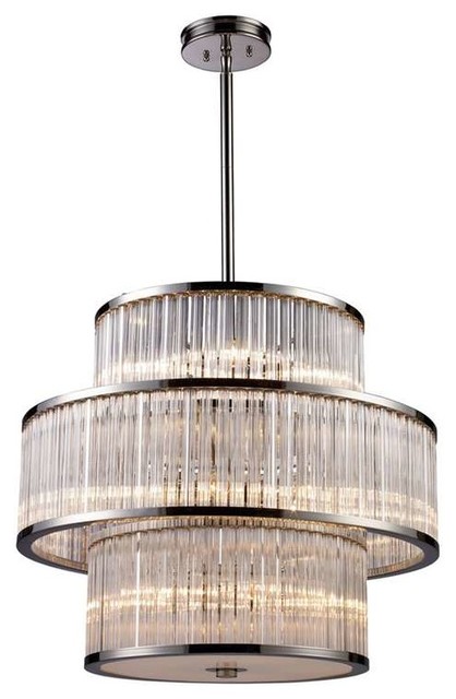 Elk Lighting 10130/5+5+5 Braxton 15-Light Pendant Light - Transitional ...