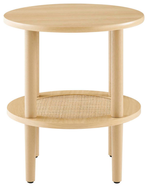 Torus Round Side Table - Oak - Tropical - Side Tables And End Tables ...