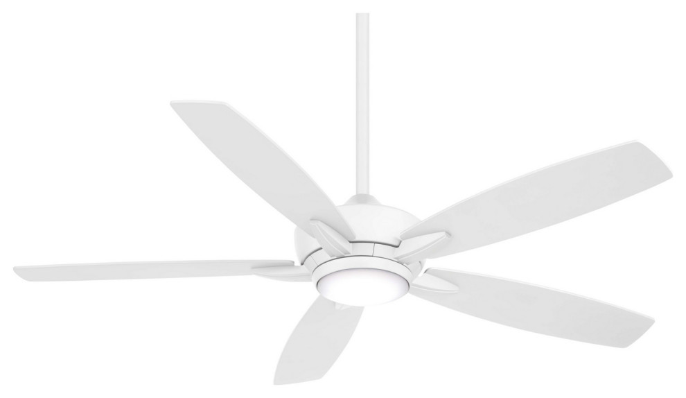 Minka Aire F717L-WHF Kelvyn 52" LED Ceiling Fan - Transitional ...