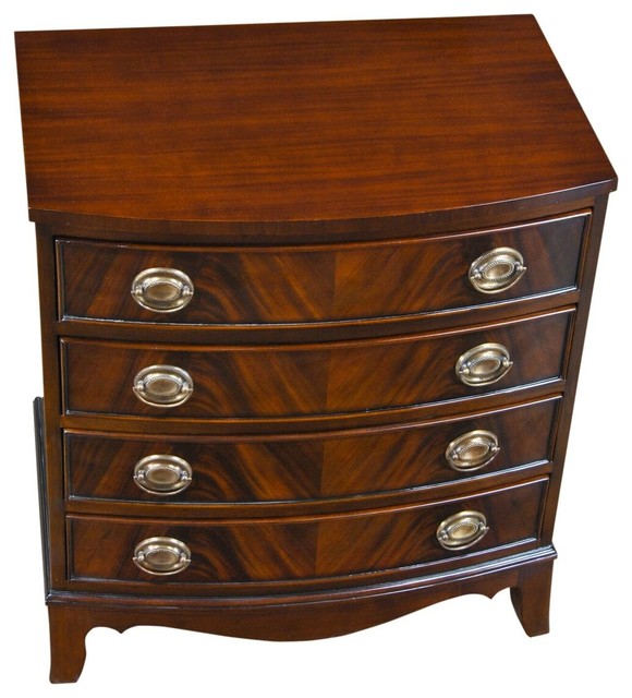 Small Mahogany Chest With Drawers - Traditional - Accent Chests And ...