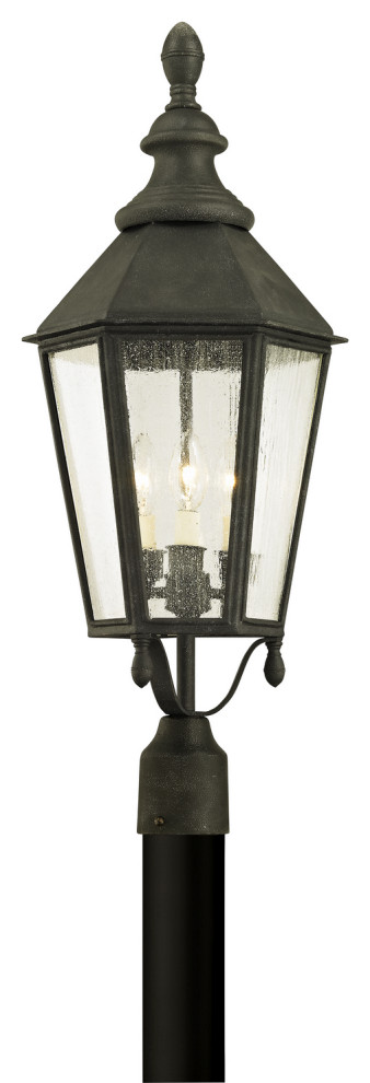 Troy Lighting P6435 Three Light Post Lantern Savannah Vintage Iron ...