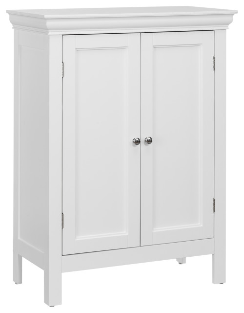 Wooden Bathroom Free Standing Storage Cabinet - Transitional - Storage ...