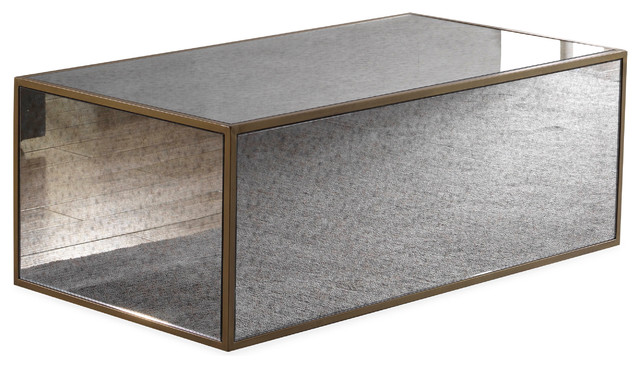 Lana Mirrored Coffee Table - Contemporary - Coffee Tables - by ...