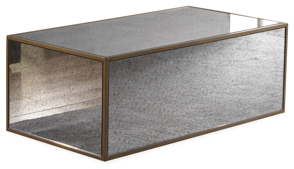 Lana Mirrored Coffee Table - Contemporary - Coffee Tables - by ...