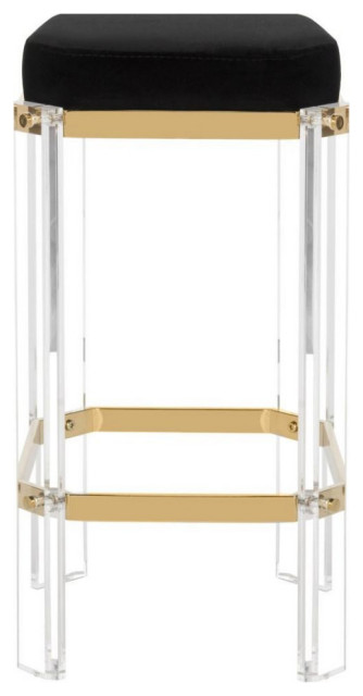 Osaka Acrylic Bar Stool Set of 2 - Contemporary - Bar Stools And Counter Stools - by Virgil ...