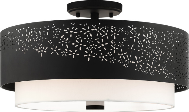 Noria Semi Flush, Large - Transitional - Flush-mount Ceiling Lighting ...
