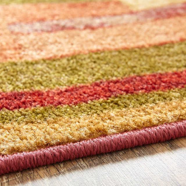 Picasso Wine Rug, 3'9"x5'8" - Contemporary - Area Rugs - by Mohawk Home ...