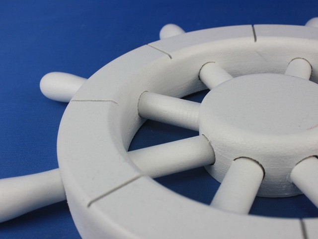 Decorative Ship Wheel, 12" - Beach Style - Decorative Objects And ...