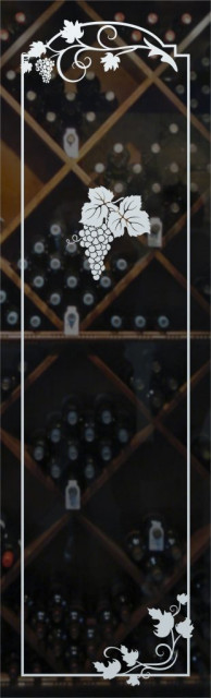 Wine Door - Grape Cluster Grape Ivy - Primed - 28" x 80" - Book/Slab ...