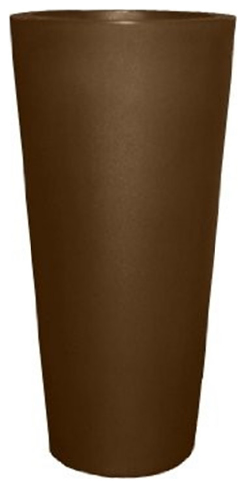 Tusco Products CTR32ES Cosmopolitan Tall Round Planter, 32"Espresso ...
