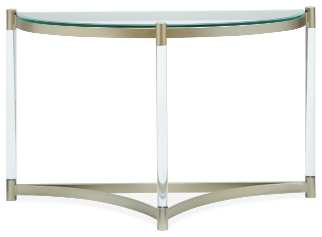Demilune Sofa Table - Contemporary - Console Tables - by Magnussen Home ...