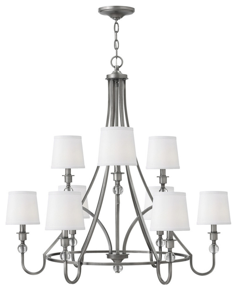 Hinkley Morgan Chandelier Large Two Tier - Traditional - Chandeliers - by Hinkley | Houzz