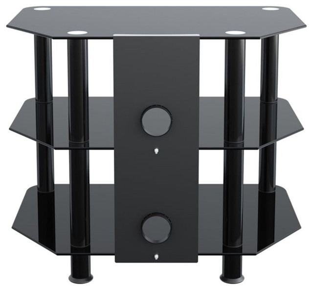 AVF Steel TV Stand with Cable Management for up to 32" TVs in Black ...