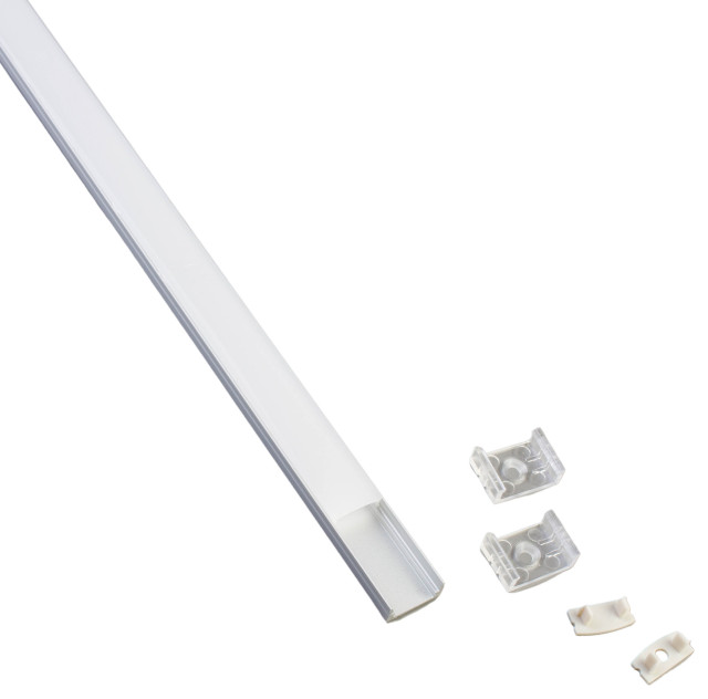 5' Aluminum Channel U-Shape With Cover, Set of 15 - Contemporary ...