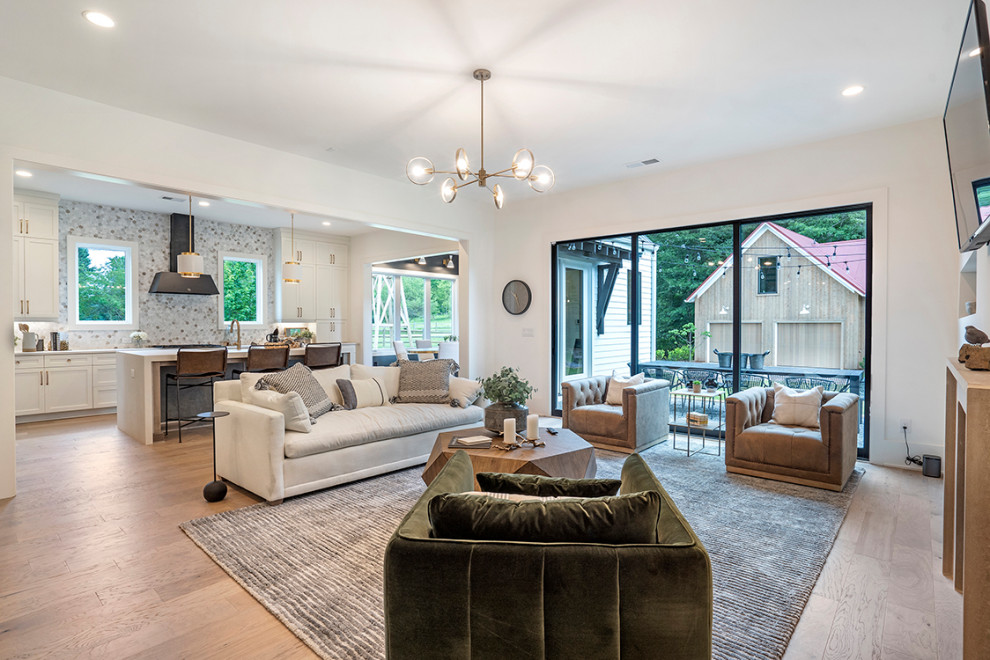 Modern Farmhouse - Farmhouse - Living Room - Atlanta - by Color Fresh ...