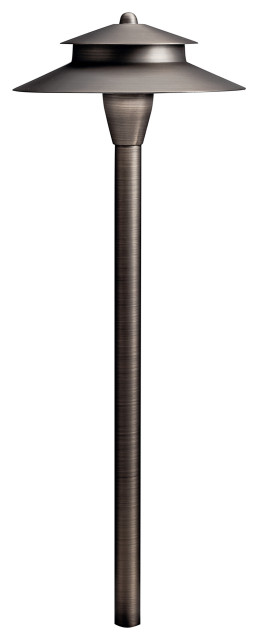 Centennial Brass 23.25" 12V Brass Path Light - Transitional - Path ...