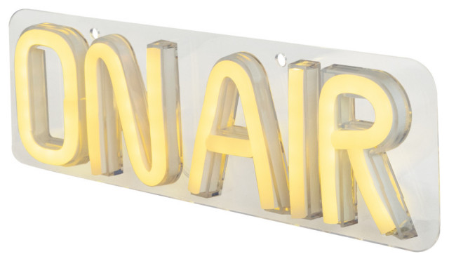11" LED Neon Style 'On Air' Wall Sign - Modern - Novelty Lighting - by ...