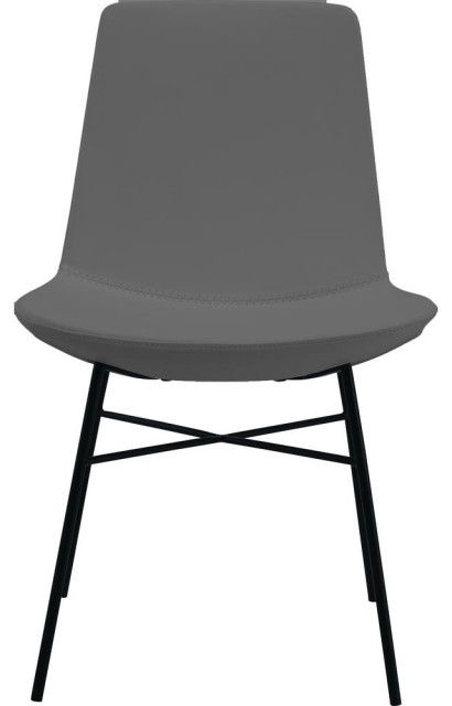 Kate Dining Chair Dark Grey - Midcentury - Dining Chairs - by Bison ...