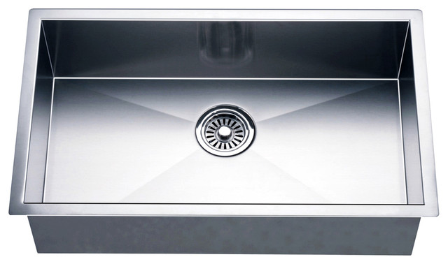 Dawn Undermount Single Bowl Square Sink - Contemporary - Kitchen Sinks ...