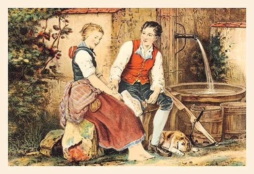 Old Old Story, 12" x 18" - Traditional - Prints And Posters - by ...