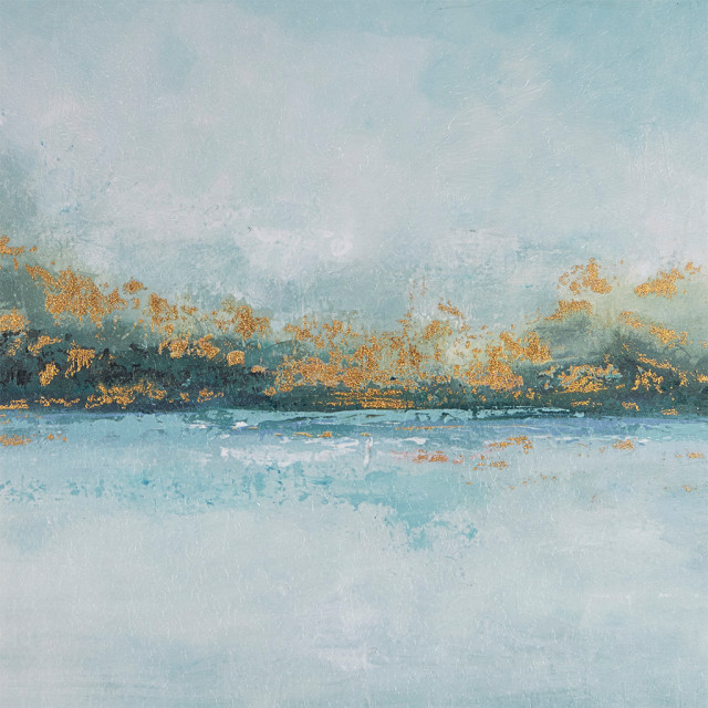 Martha Stewart Vista Abstract Landscape 5-piece Gallery Canvas Wall Art ...