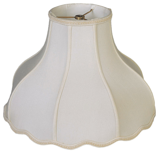 Shantung Victorian Shade Soft Back Lining, Fancy Trim and Spider, 16 ...